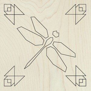 Dragonfly Wooden Barn Quilt Block DIY Kits for Adults - Etsy