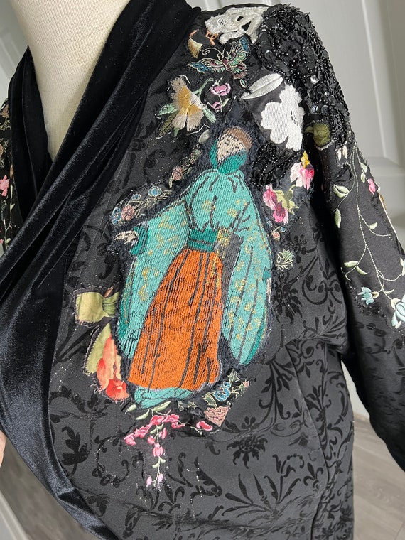Vintage Custom embroidered designer Jane Elissa kimon… - Gem