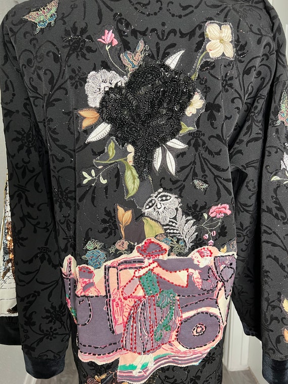 Vintage Custom embroidered designer Jane Elissa kimon… - Gem