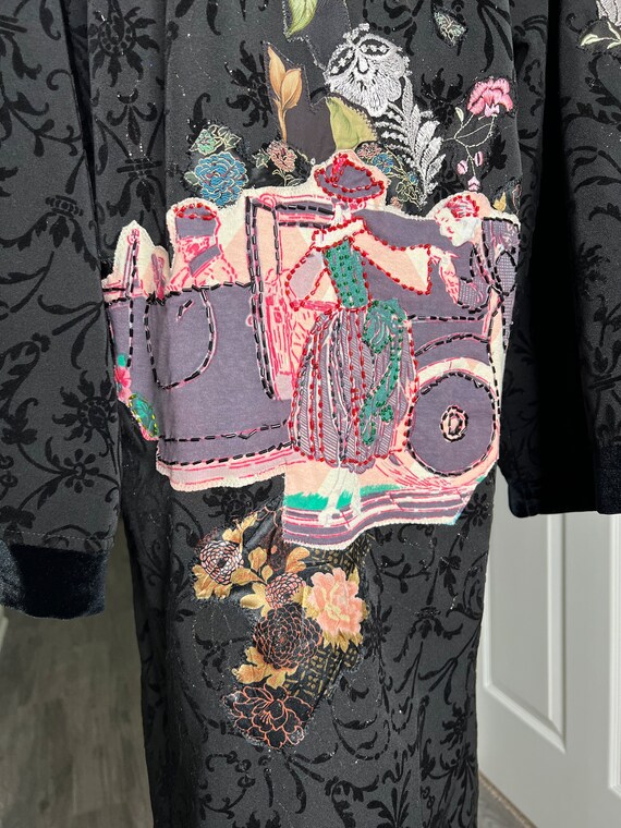 Vintage Custom embroidered designer Jane Elissa kimon… - Gem