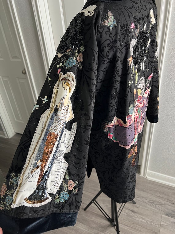 Vintage Custom embroidered designer Jane Elissa kimon… - Gem