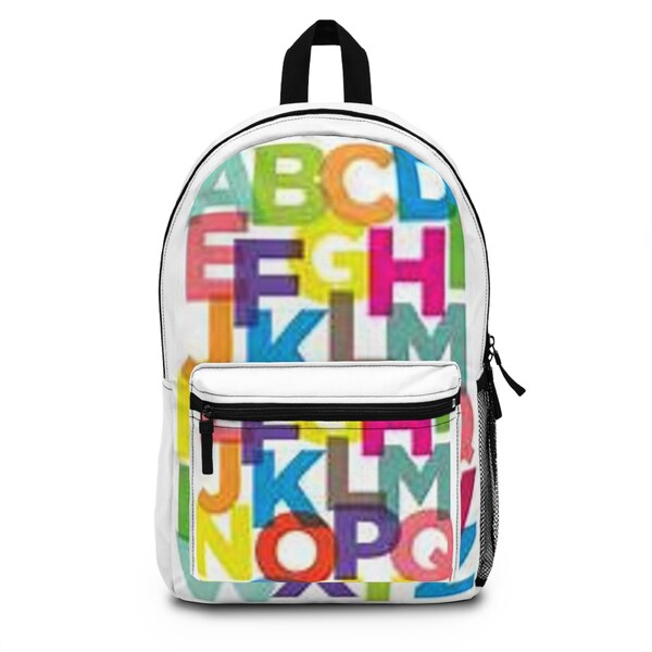 Alphabet Backpack - Etsy