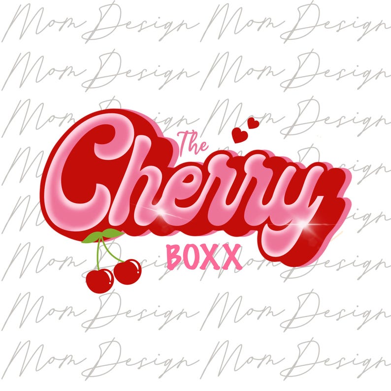 Cherry Bundle Design PNG | Retro Summer Cherries Sublimation for Print ...