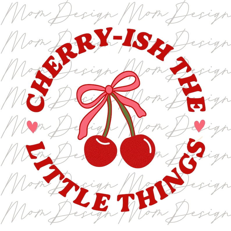 Cherry Bundle Design PNG | Retro Summer Cherries Sublimation for Print ...
