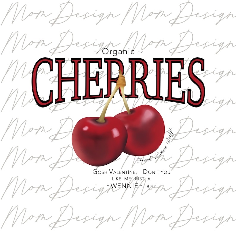 Cherry Bundle Design PNG | Retro Summer Cherries Sublimation for Print ...