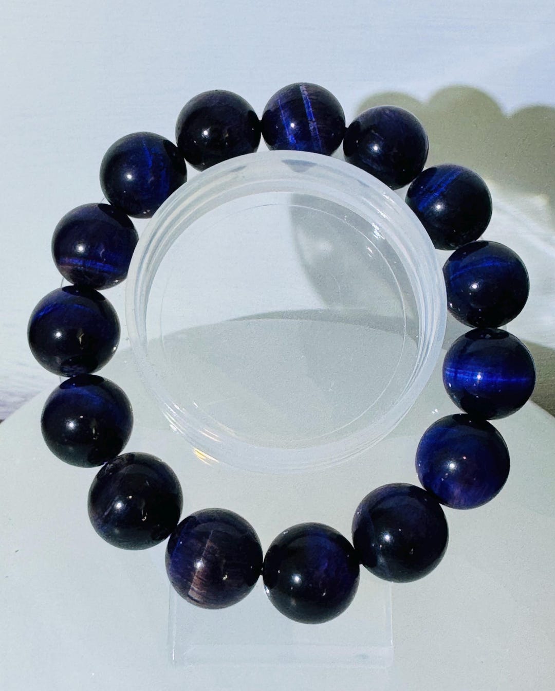 Blue Tiger Eyes. Powerful, Protection. Crystal Stone Bracelet - Etsy