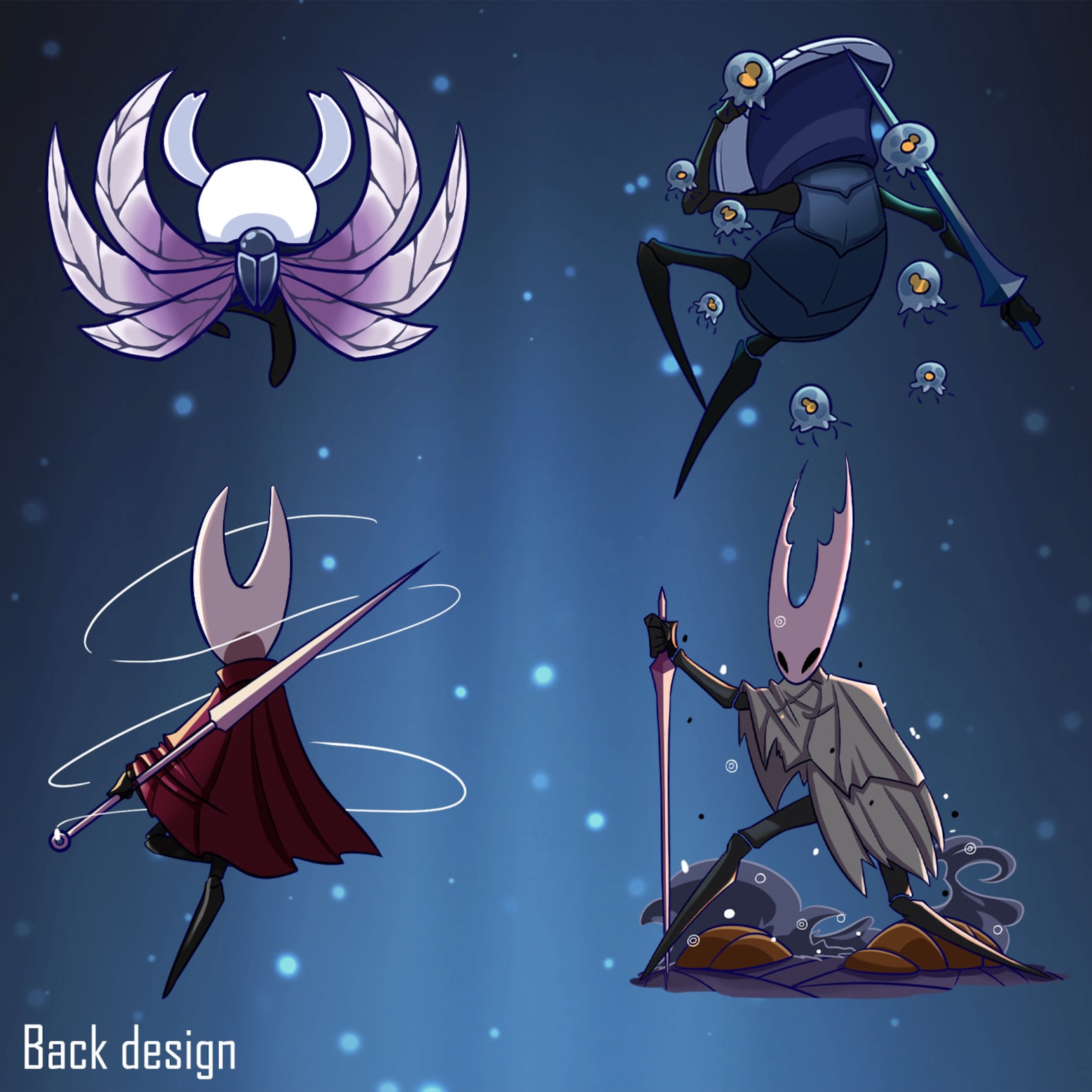 Hollow Knight Keychains - Etsy