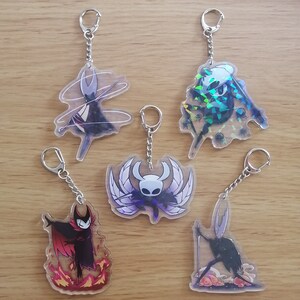 Hollow Knight Keychains - Etsy
