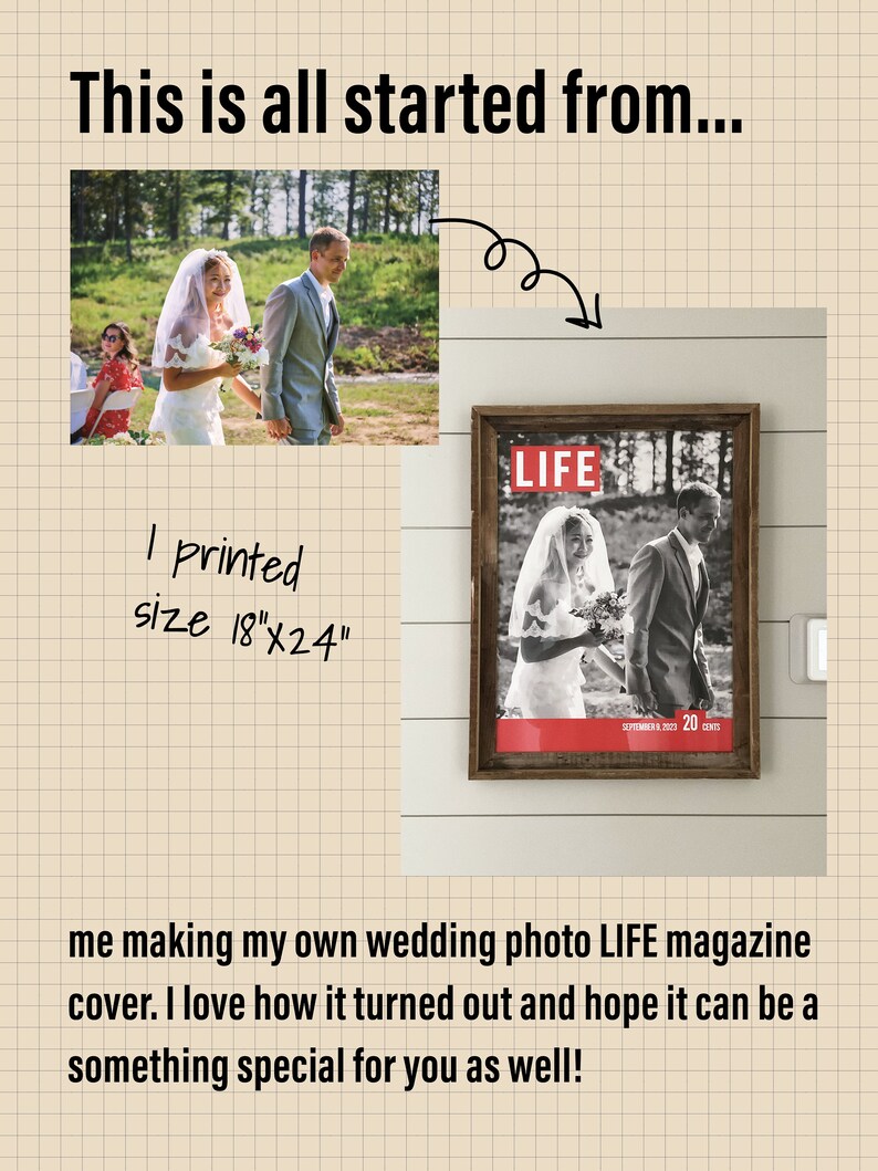 Custom LIFE Magazine Poster (printed Out) - Etsy