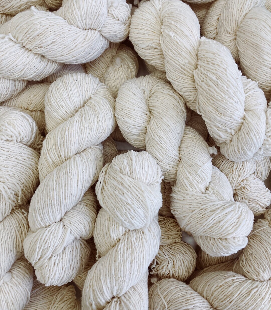 Undyed Wool Yarn Natural 100% American Merino Wool Yarn Single Ply ...
