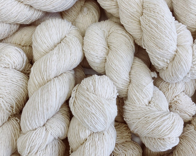 Undyed Wool Yarn Natural 100% American Merino Wool Yarn Single Ply ...
