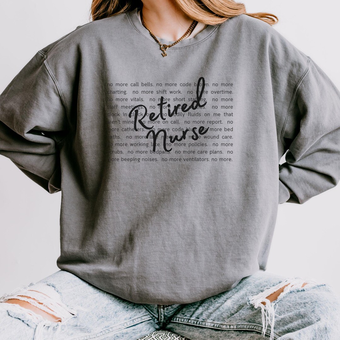 Nurse Retirement, Mom Christmas Gift From Daughter, RN Nana Sweatshirt ...