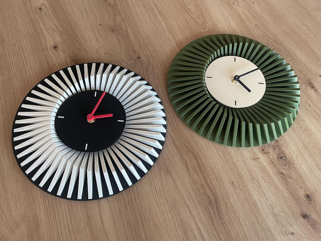 Parametric Design Wall Clock, 3D Print - Etsy