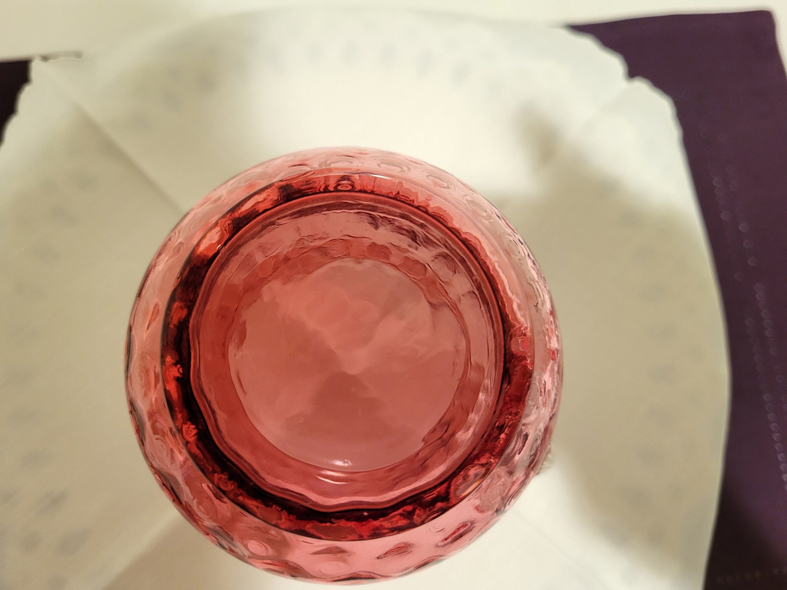 Fenton Glass Ruby Overlay Cased Glass Pitcher Circa 1950s - Etsy