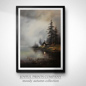 Fall Gallery Wall Art Set Moody Autumn Wall Decor Rustic Fall ...