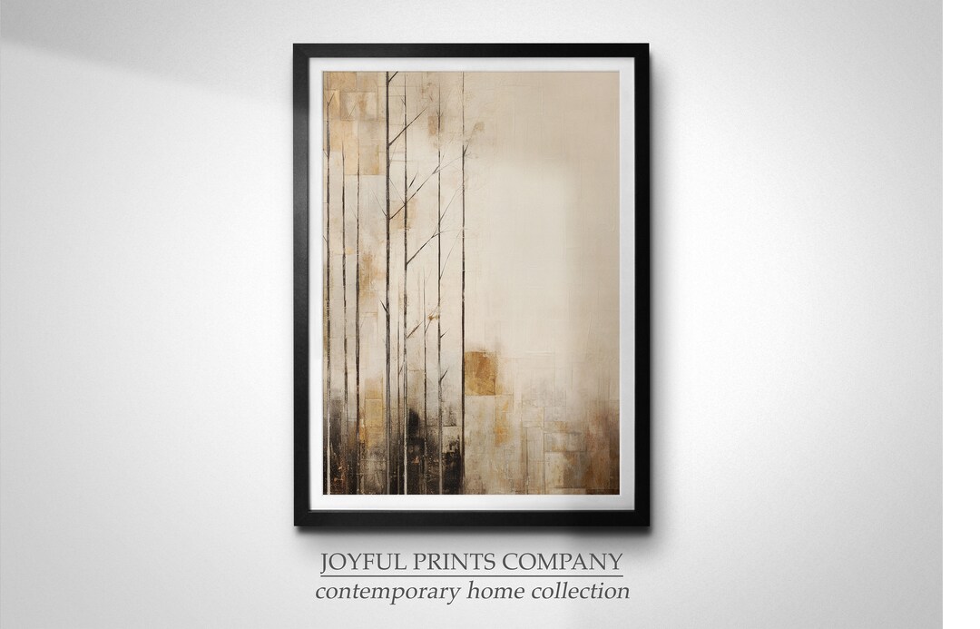 Modernism Wall Art Modern Minimalistic Wall Art Midcentury Modern ...