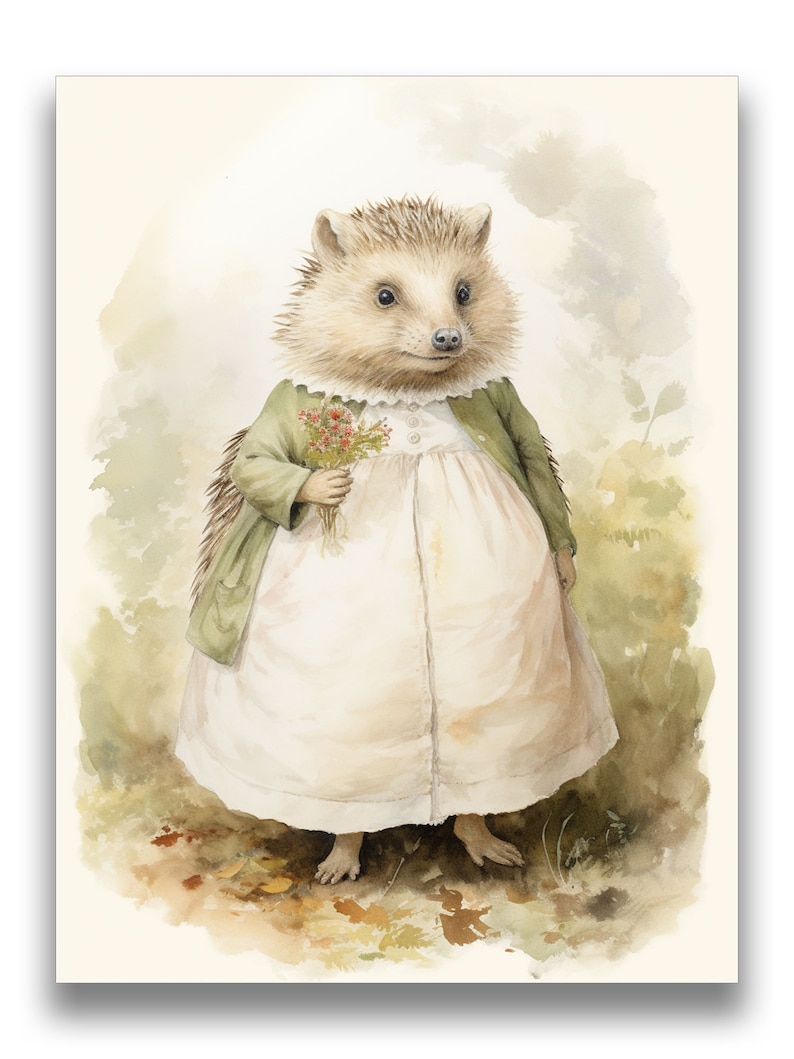 Set of 3 Beatrix Potter Nursery Art Prints Kid Wallart Prints Beatrix ...