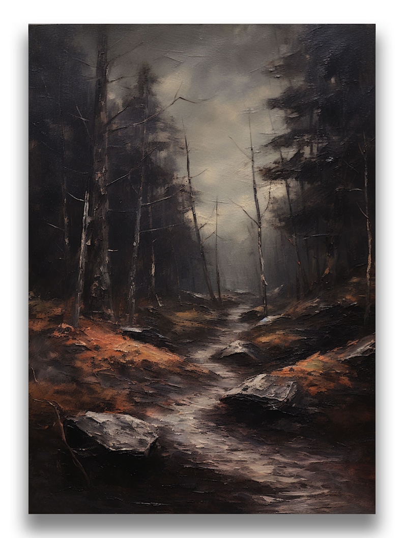 Fall Gallery Wall Art Set Moody Autumn Wall Decor Rustic Fall ...
