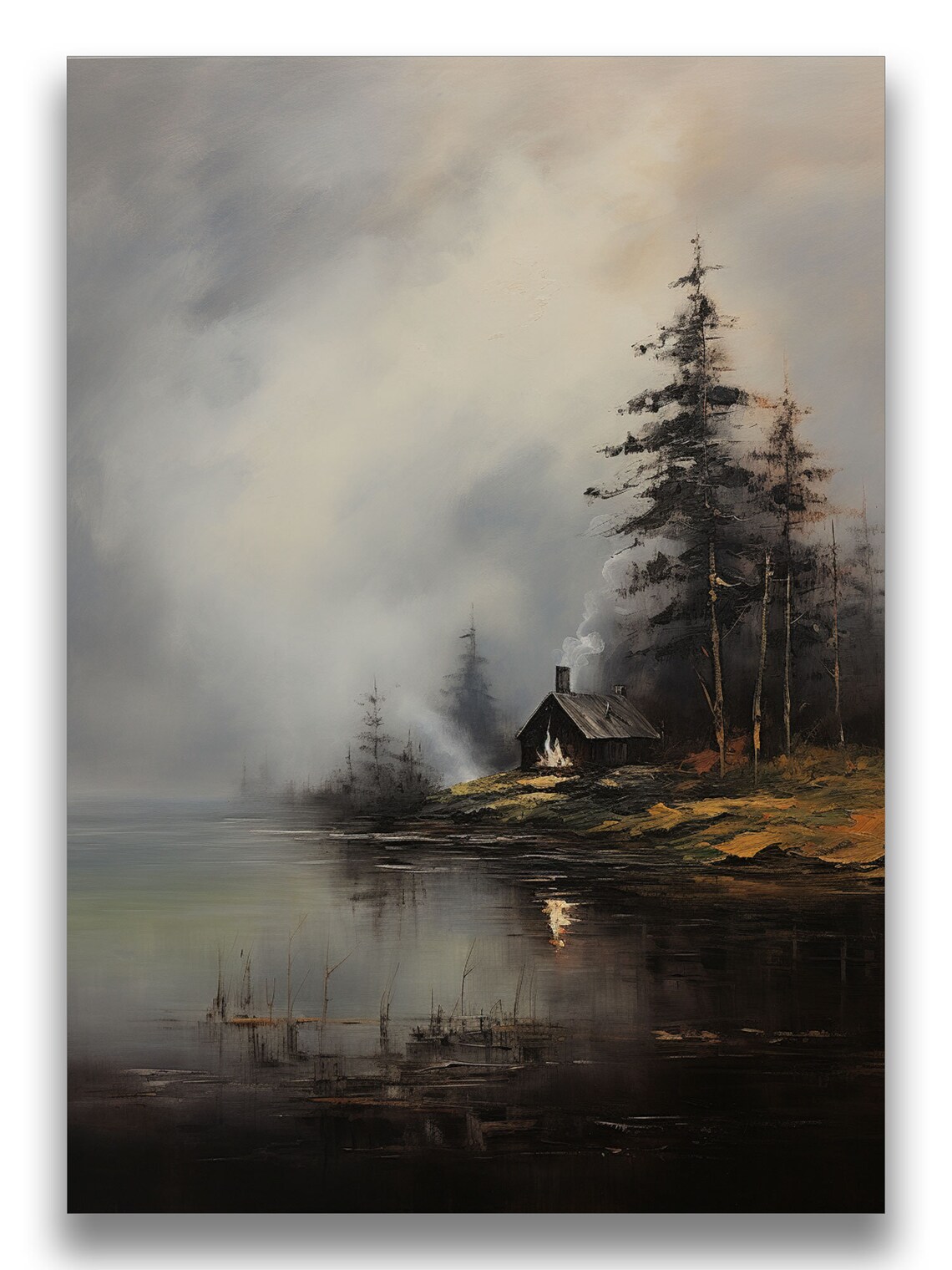 Fall Gallery Wall Art Set Moody Autumn Wall Decor Rustic Fall ...