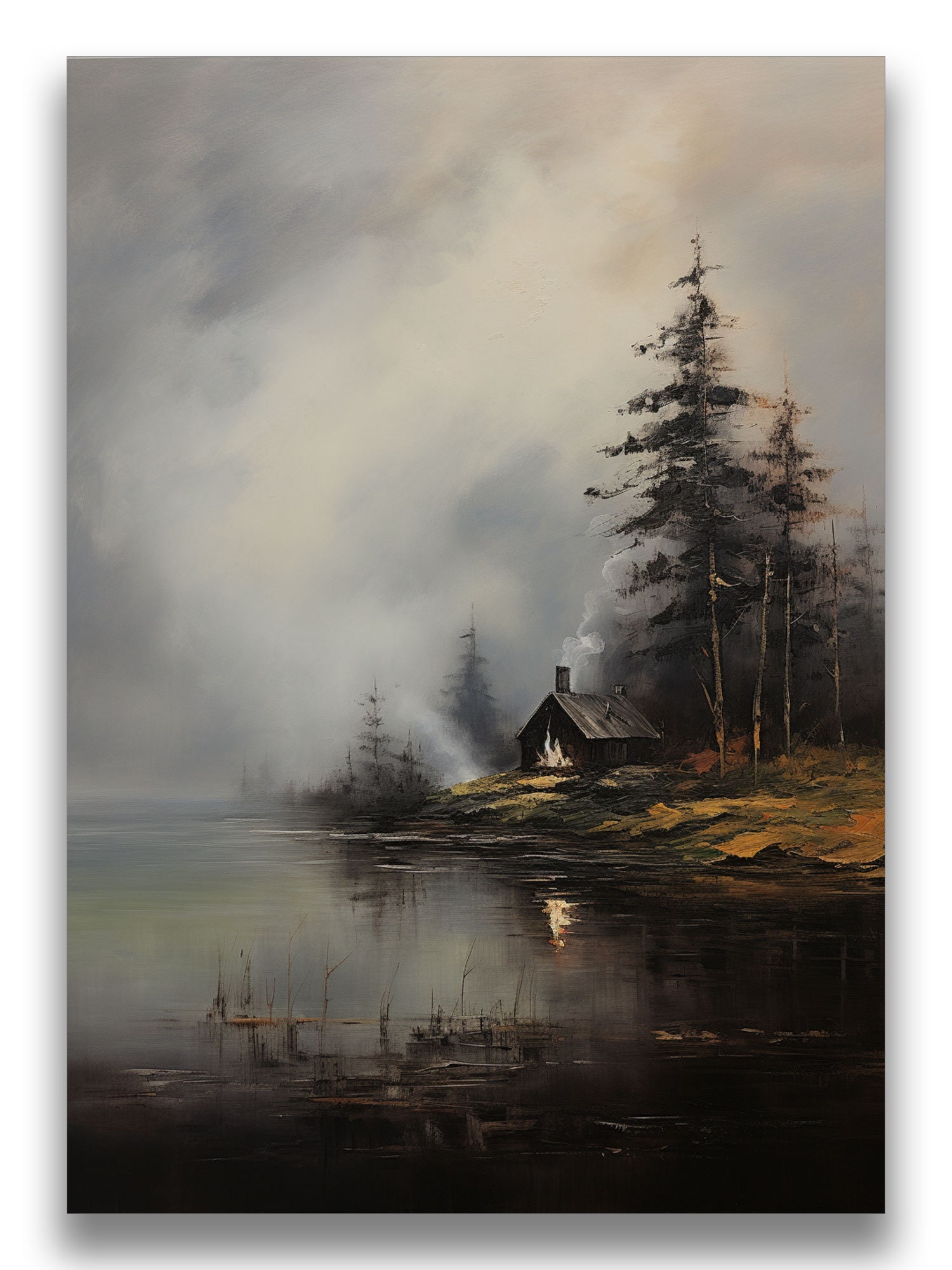 Fall Gallery Wall Art Set Moody Autumn Wall Decor Rustic Fall ...