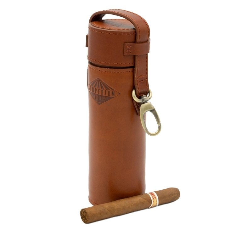Tube cigar Cylinder Cigar Case Leather for 4 Cigars, Hand Made, Stylish ...