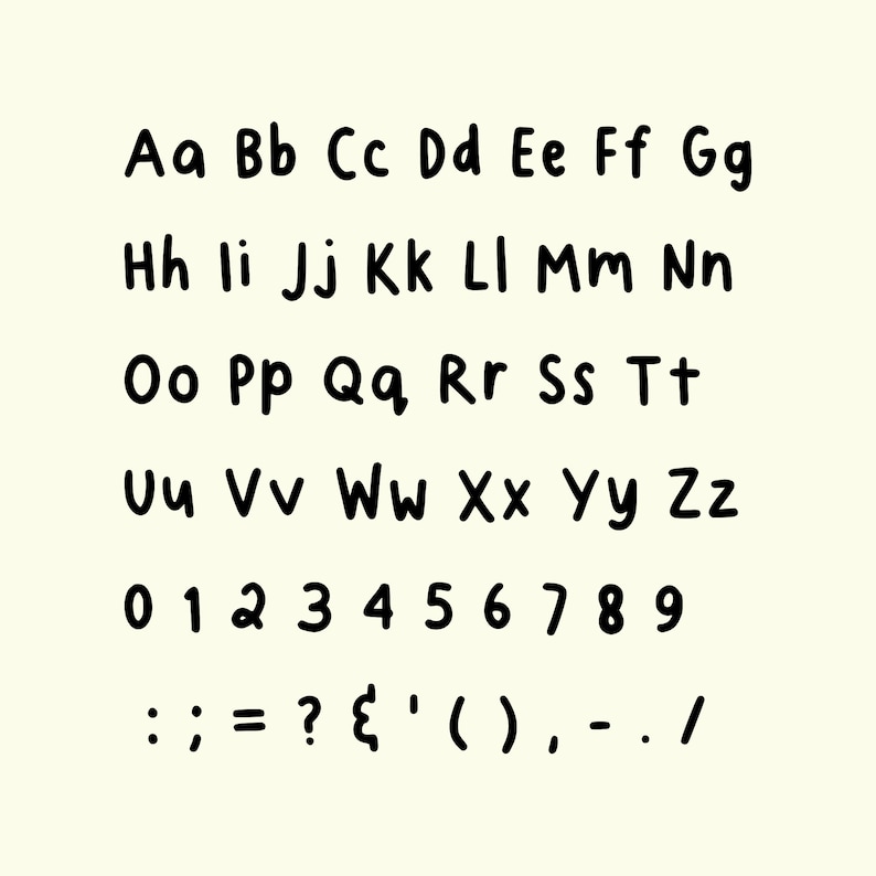 Aesthetic Note-taking Font - A Clean and Contemporary Handwritten ...