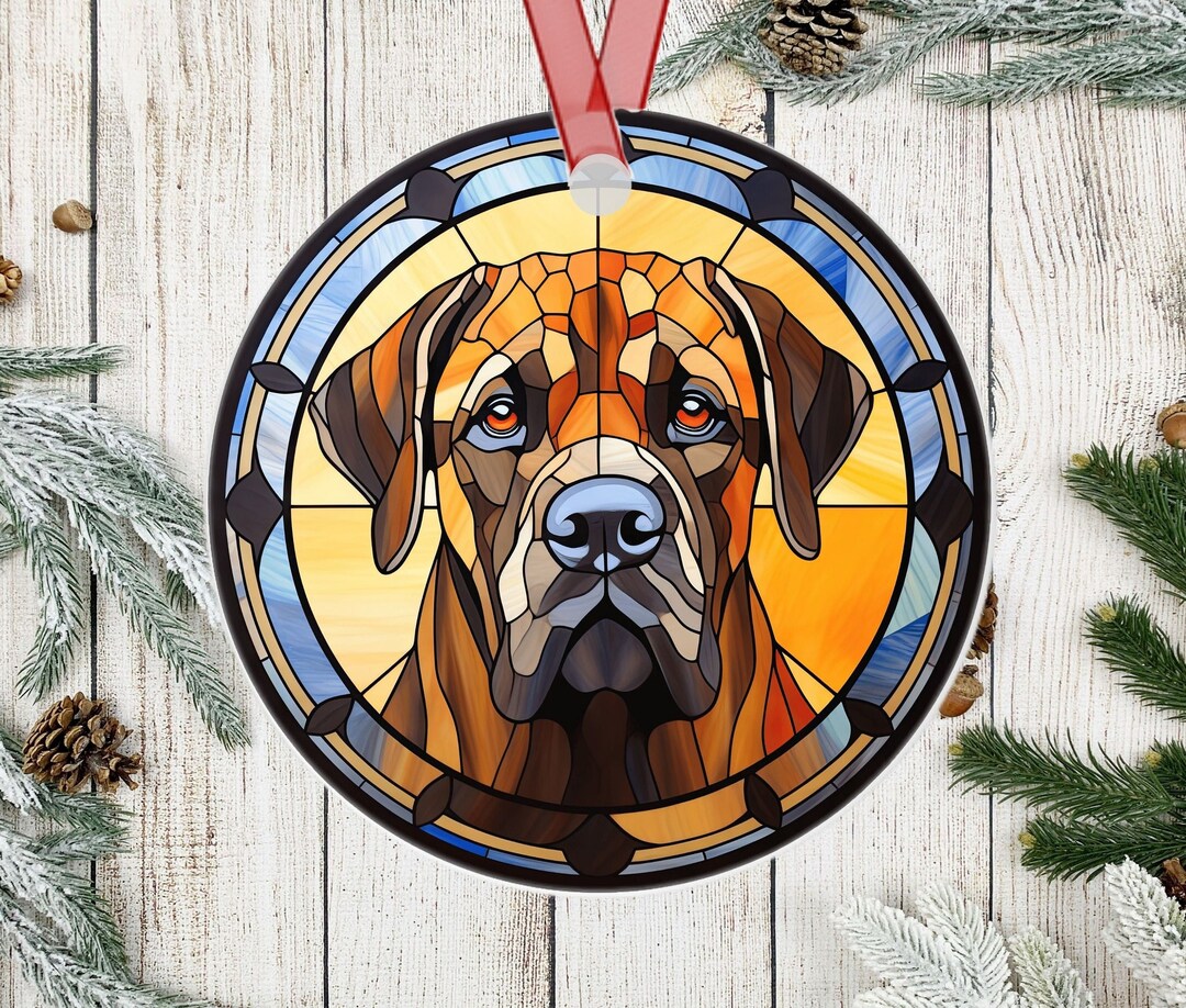 Bull Angel - Animal Den Mastiff Christmas Ornament