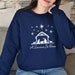 Christian Christmas Sweatshirt Nativity Scene Sweater - Etsy