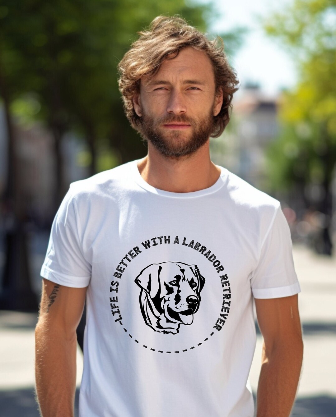 Labrador Retriever Dog Shirt, 'life is Better With A Labrador Retriever ...