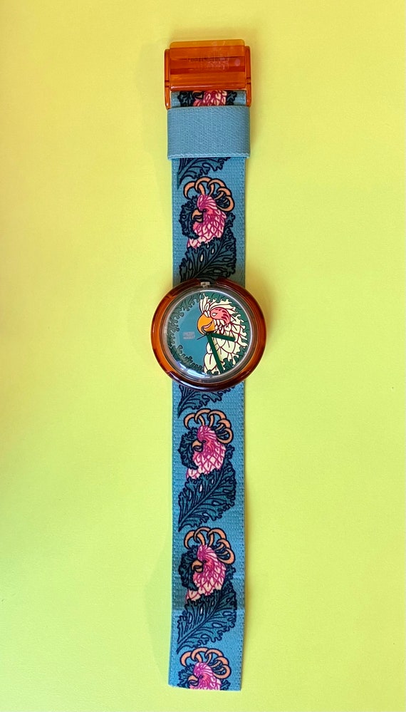 1993 Vintage Pop Swatch Strap, 'Langoustine', PWK181,… - Gem