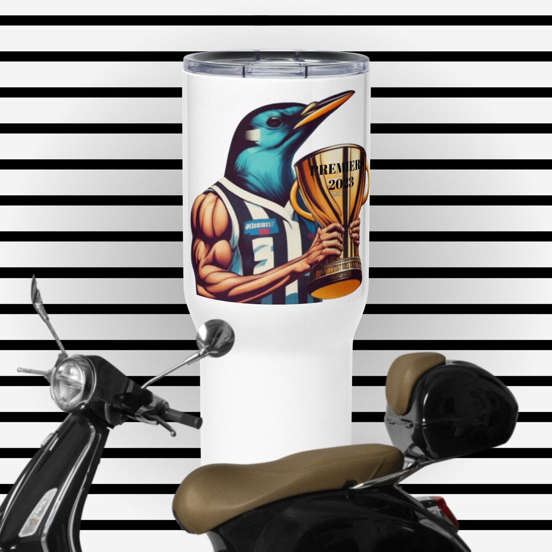 Collingwood Premiers 2023 Magpies Travel Mug With a Handle - Etsy