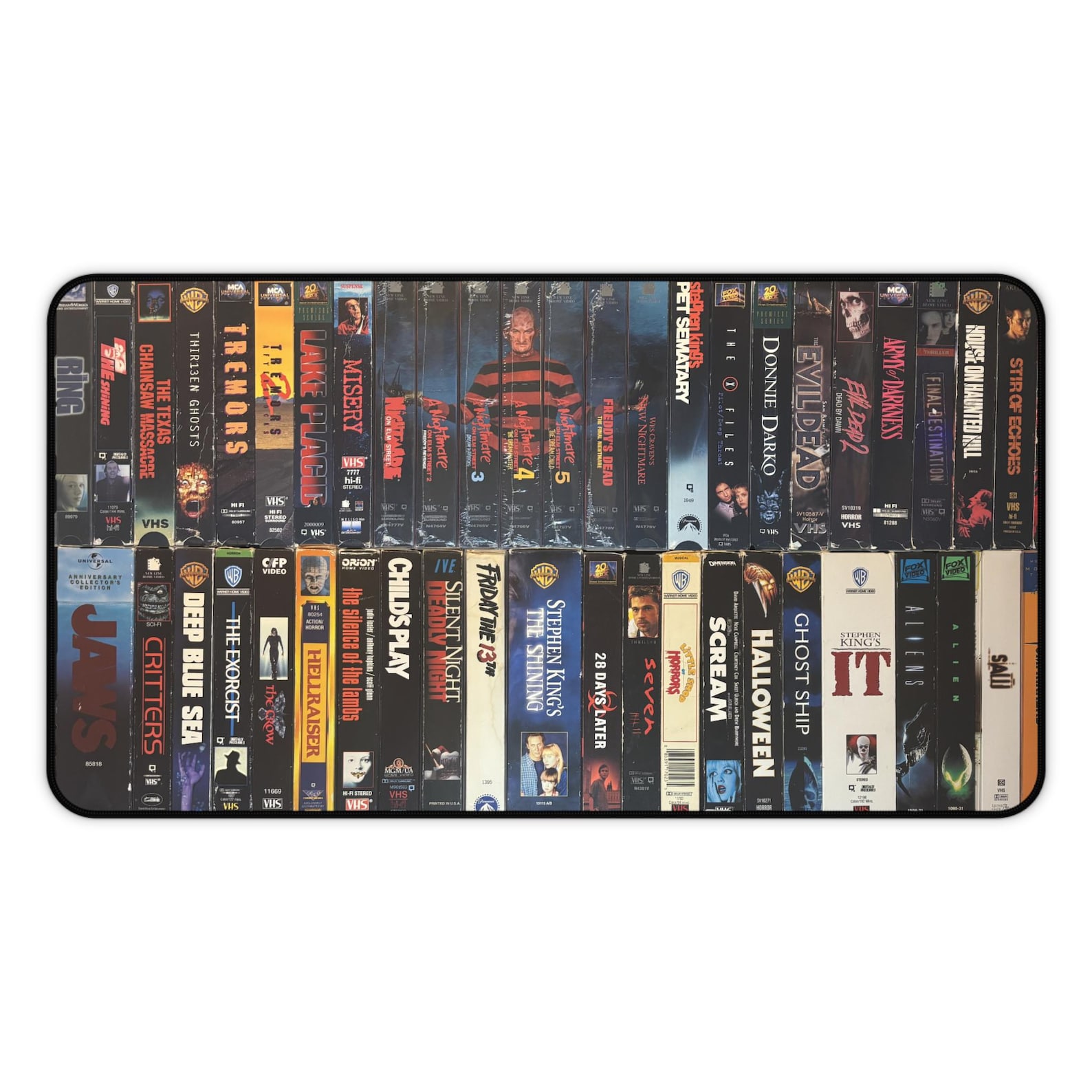 Retro Horror Movie Desk Mat - Custom Foster - Two Sizes - Please Choose ...