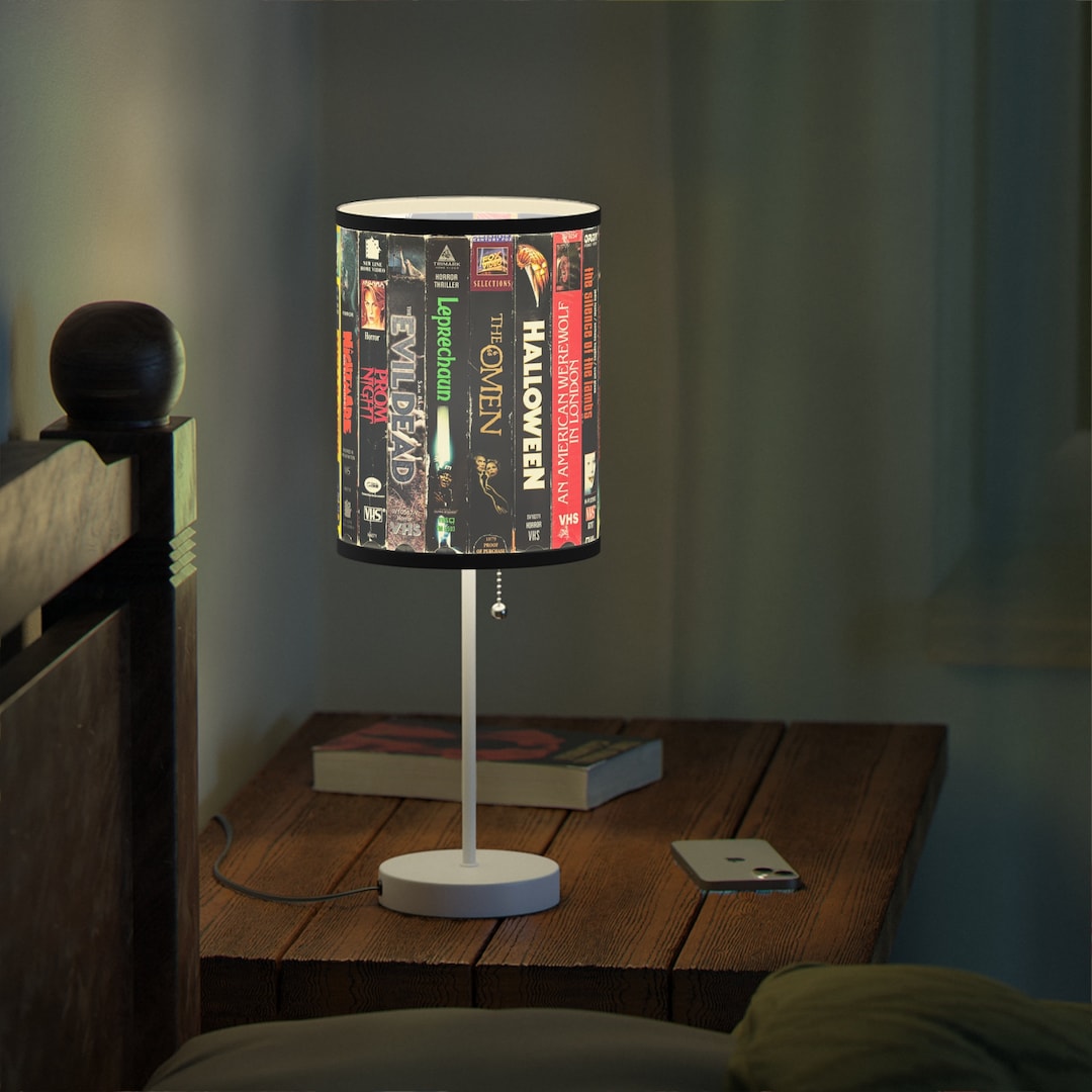 Horror VHS Lamp on a Stand, US|CA Plug - Etsy