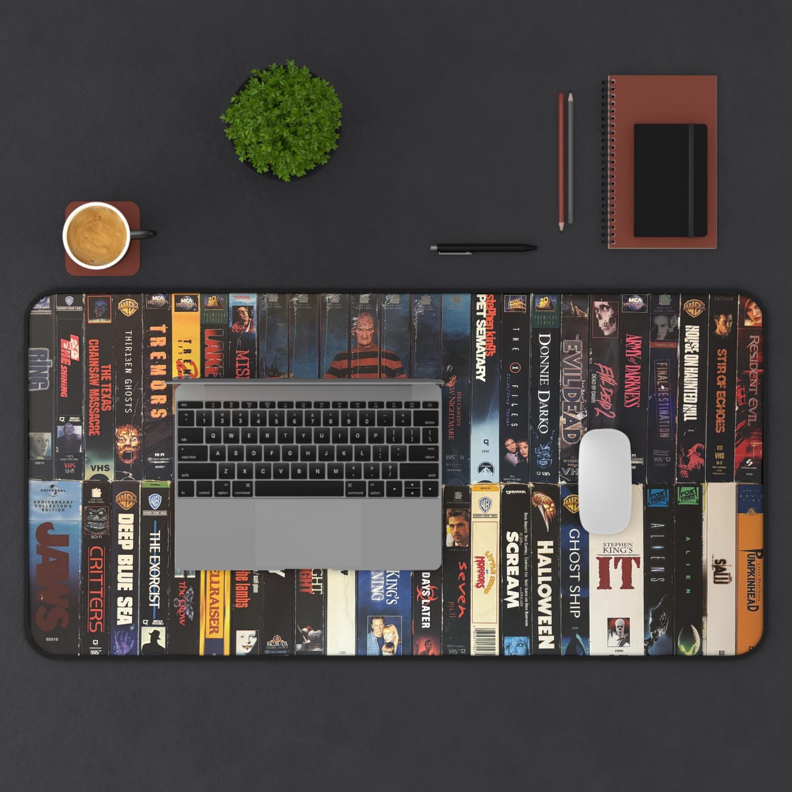 Retro Horror Movie Desk Mat - Custom Foster - Two Sizes - Please Choose ...
