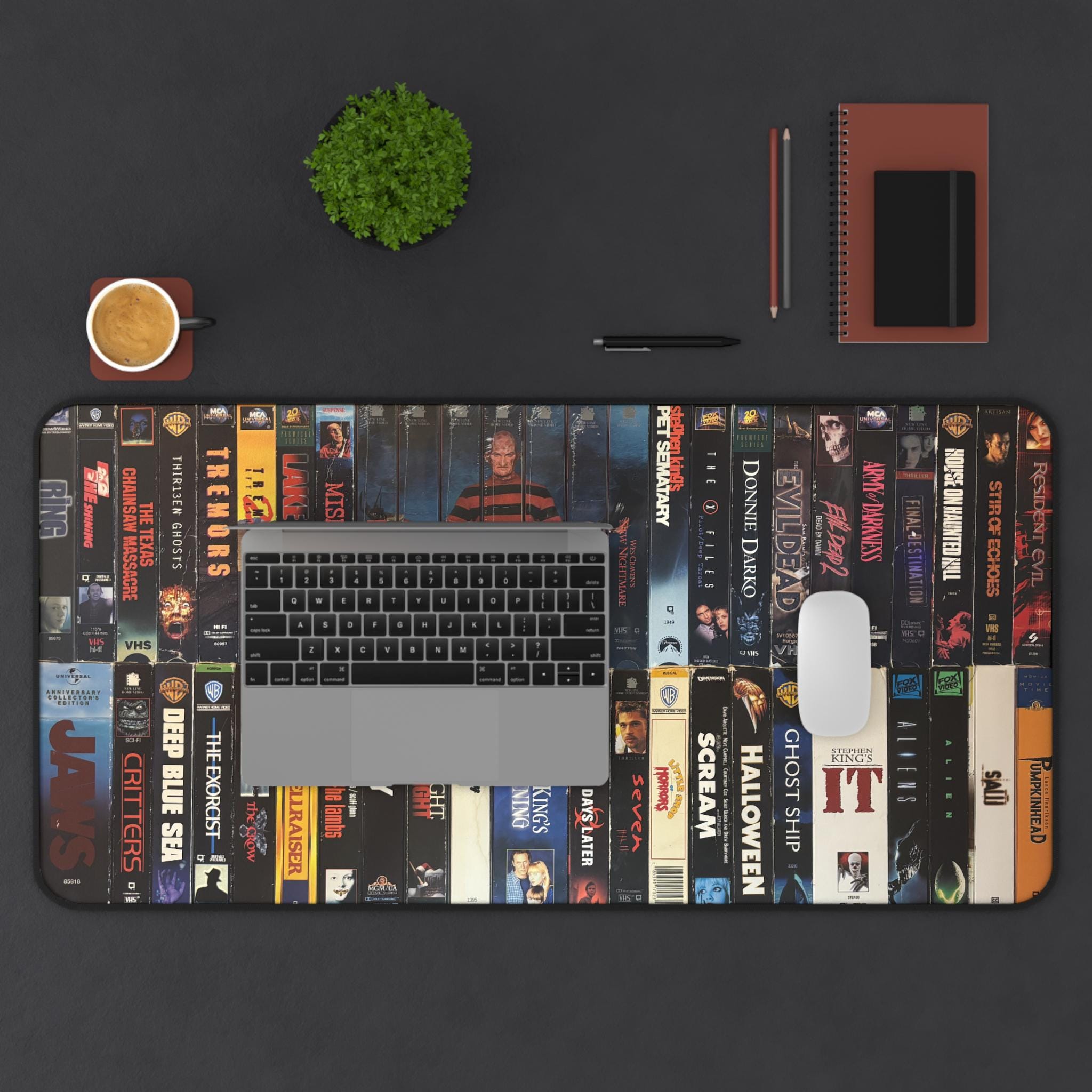 Retro Horror Movie Desk Mat - Custom Foster - Two Sizes - Please Choose ...