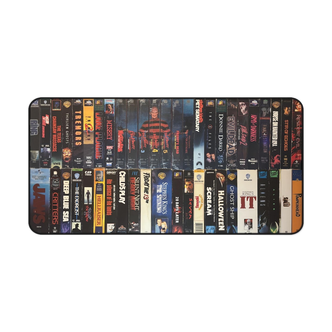 Retro Horror Movie Desk Mat - Custom Foster - Two Sizes - Please Choose ...