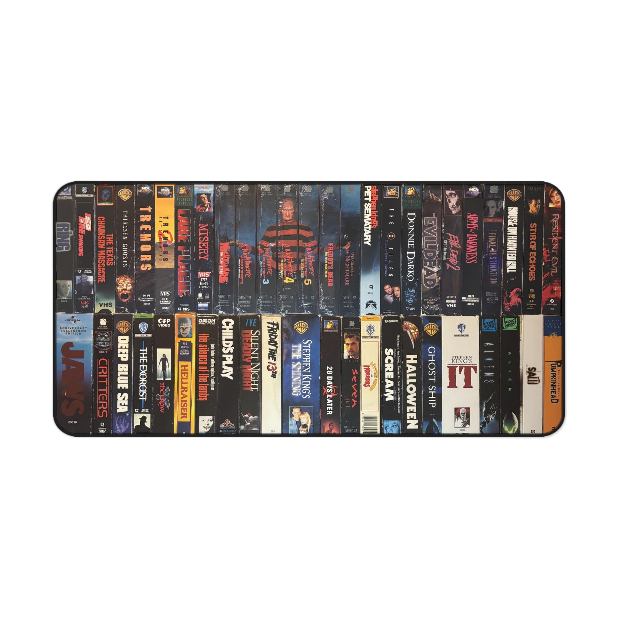 Retro Horror Movie Desk Mat - Custom Foster - Two Sizes - Please Choose ...