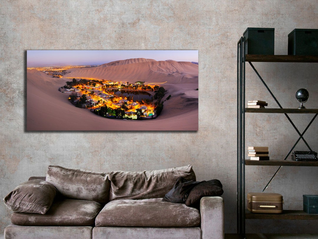 Oasis Canvas Wall Art, Canvas Print, Living Room Canvas, Free Shipping ...