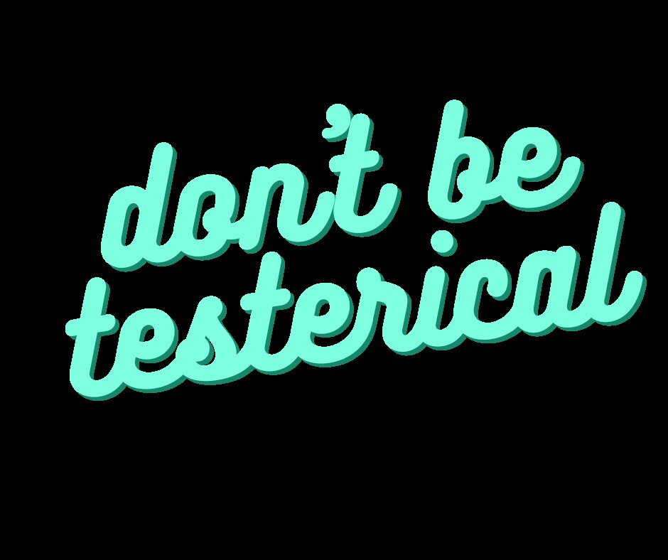 Don't Be Testerical Digital Svg File - Etsy