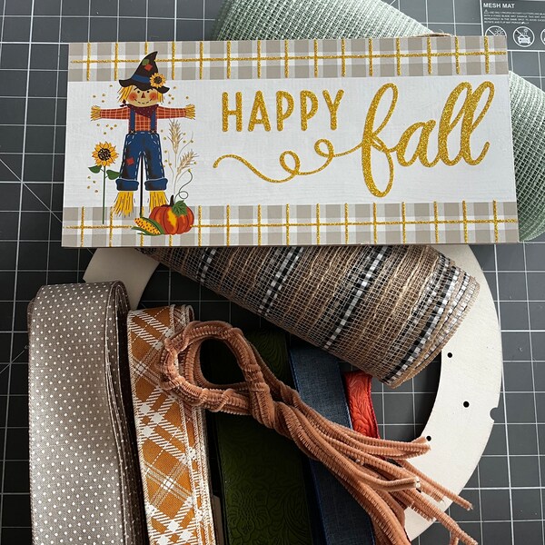 Autumn Wreath Kit - Etsy