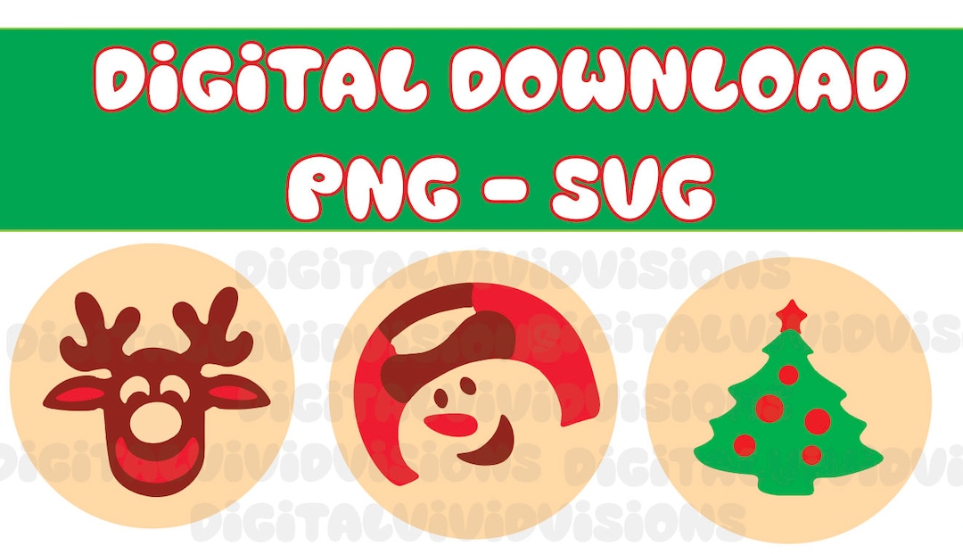 Pillsbury Christmas Cookies PNG SVG Digital Files, Christmas Cookies ...