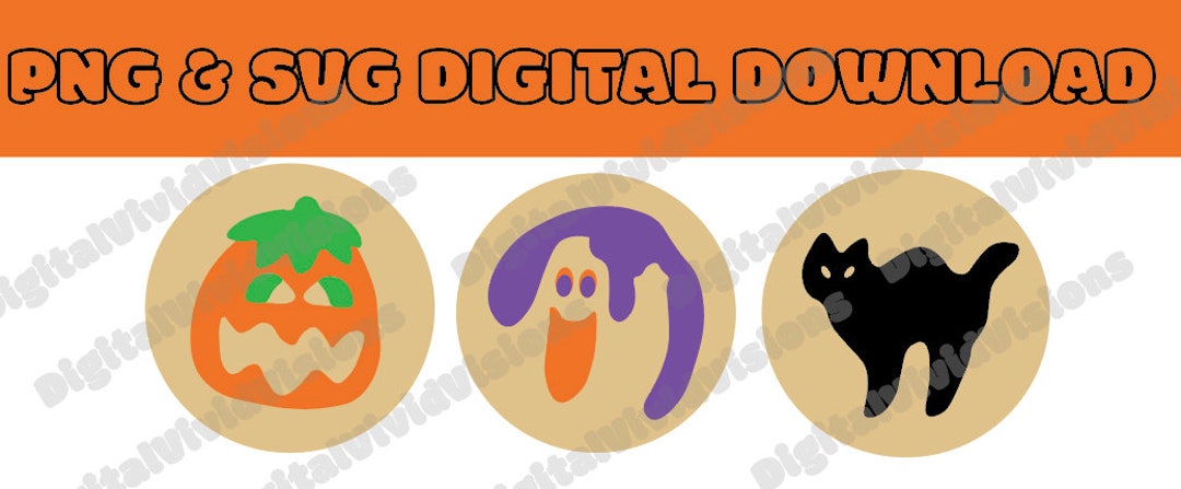 Halloween Pillsbury Cookie Digital File, Halloween Digital File ...