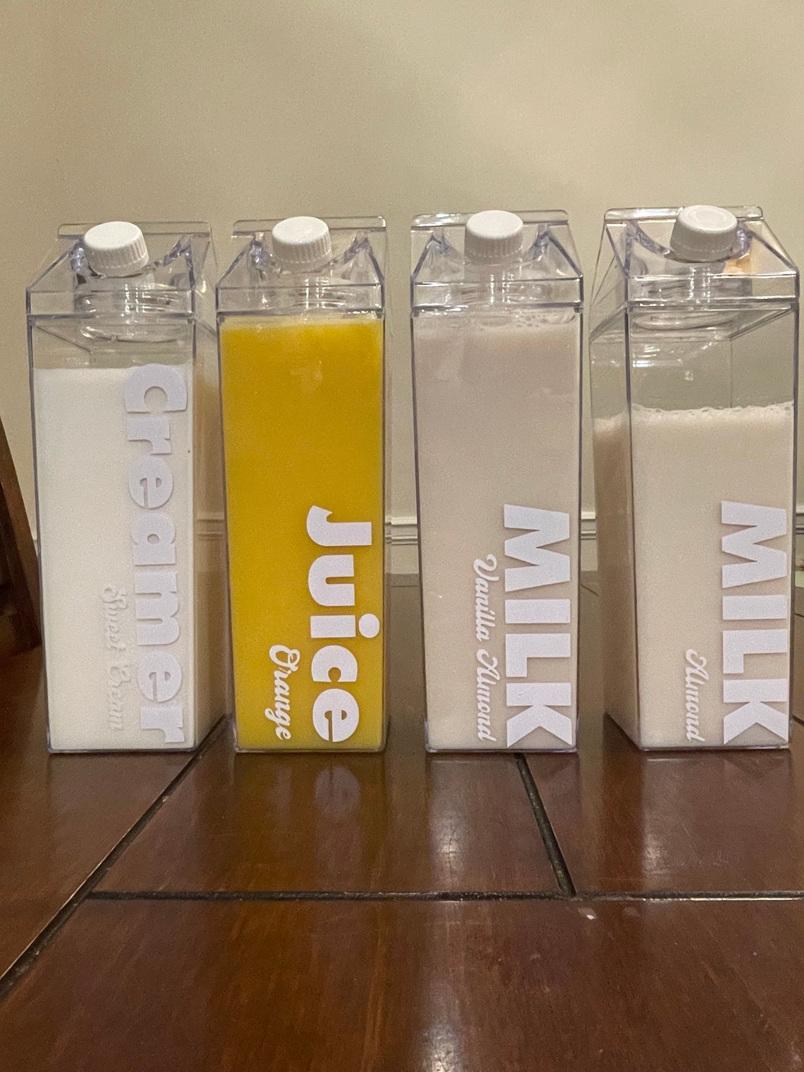 DECAL ONLY: Personalized Milk/juice/creamer/other Decal for Kitchen ...