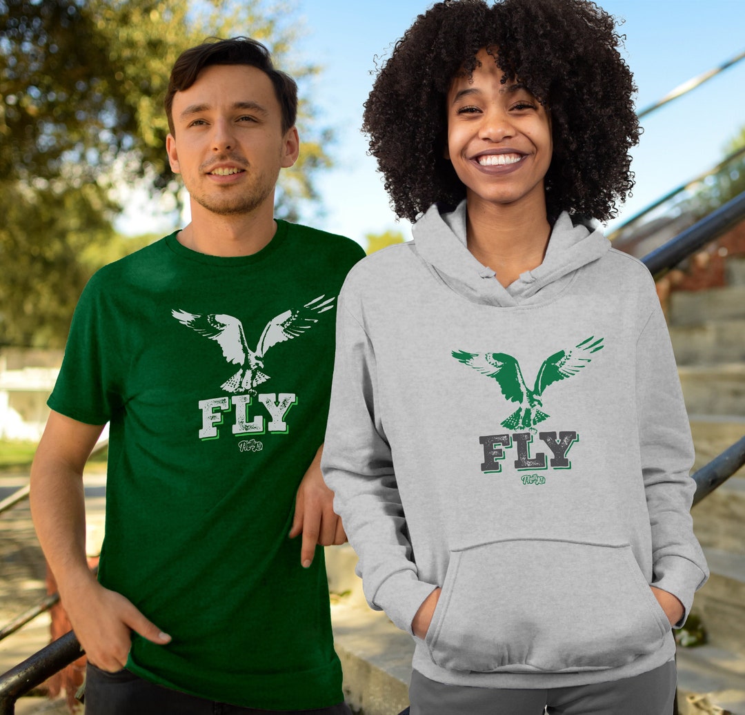 Philly Fly Eagle Football Tee and Hoodie: Football Fan Gift - Etsy