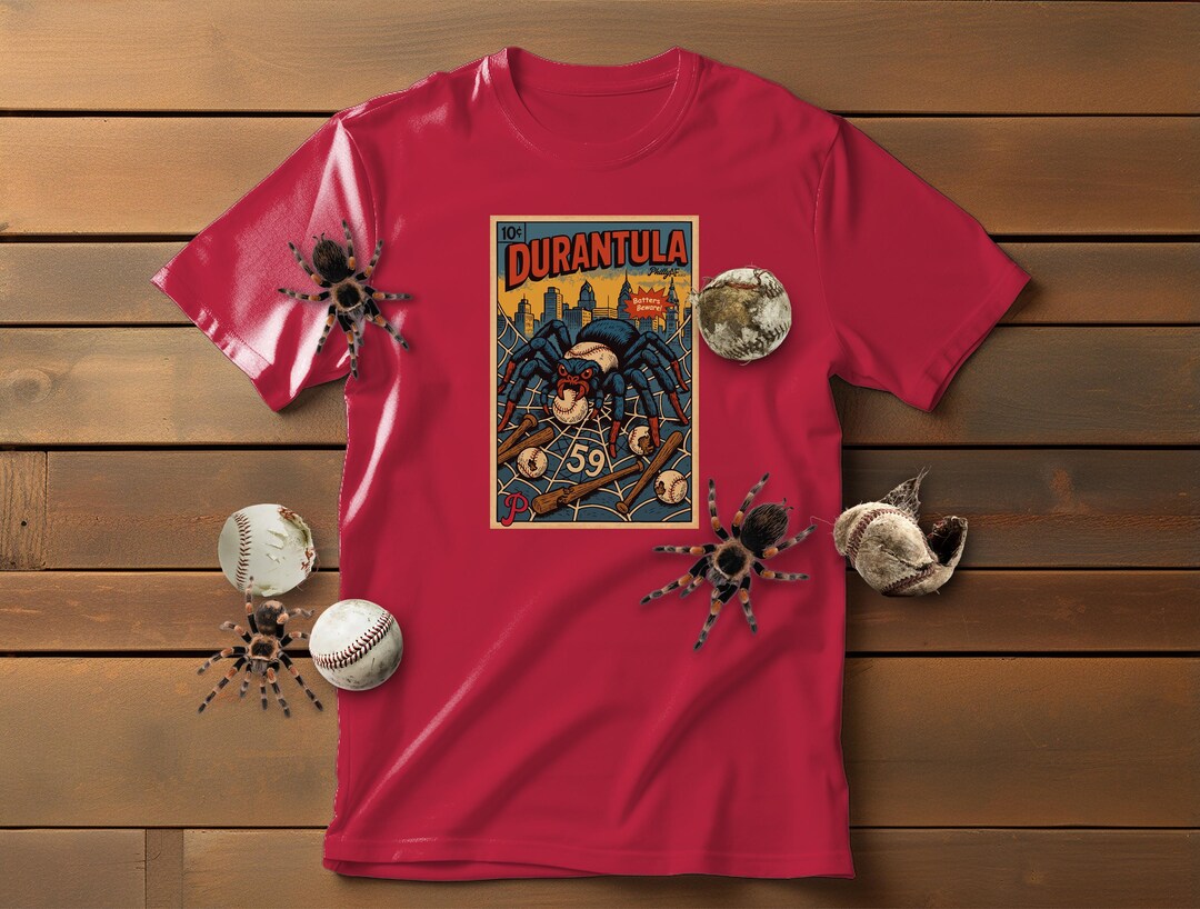 Retro Philly Baseball 'durantula' Baseball Comic Book T-shirt - Etsy