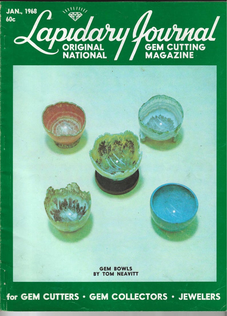 January 1968 Lapidary Journal - Etsy