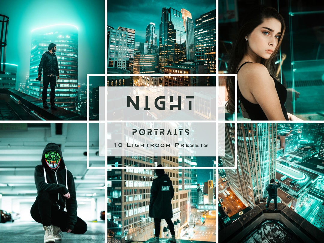 10 Night Portraits Presets for Lightroom: Create Amazing Nighttime ...