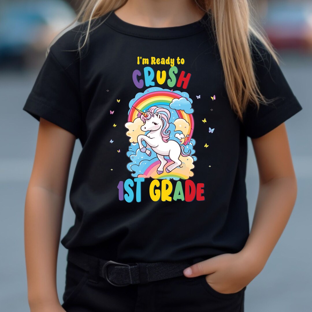 I'm Ready to Crush 1st Grade. Welcome Back to School - Etsy