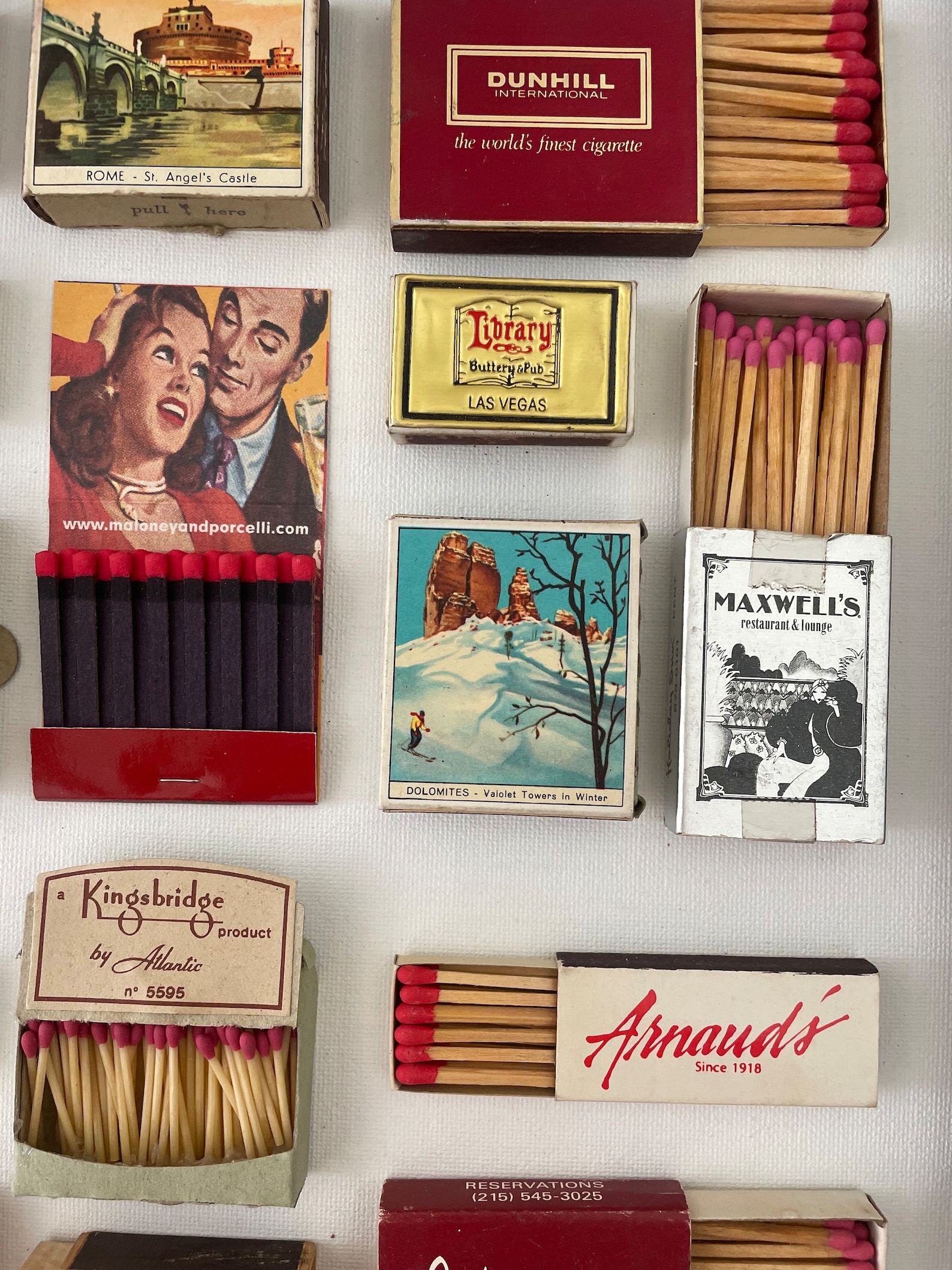 Custom Vintage Matchbook Artwork in Shadow Box Made to Order - Etsy