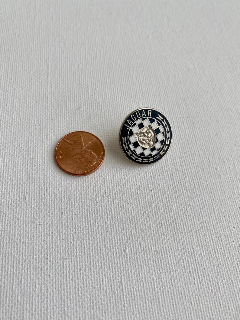 Vintage Jaguar Motors Enamel Pin Etsy
